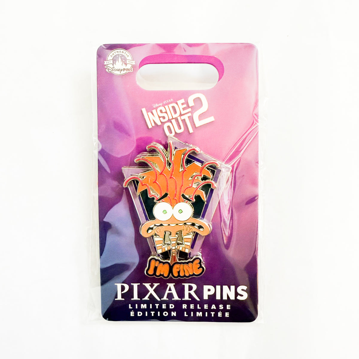 Inside Out 2 - Anxiety I'm Fine Pin – MadHouse Collectibles