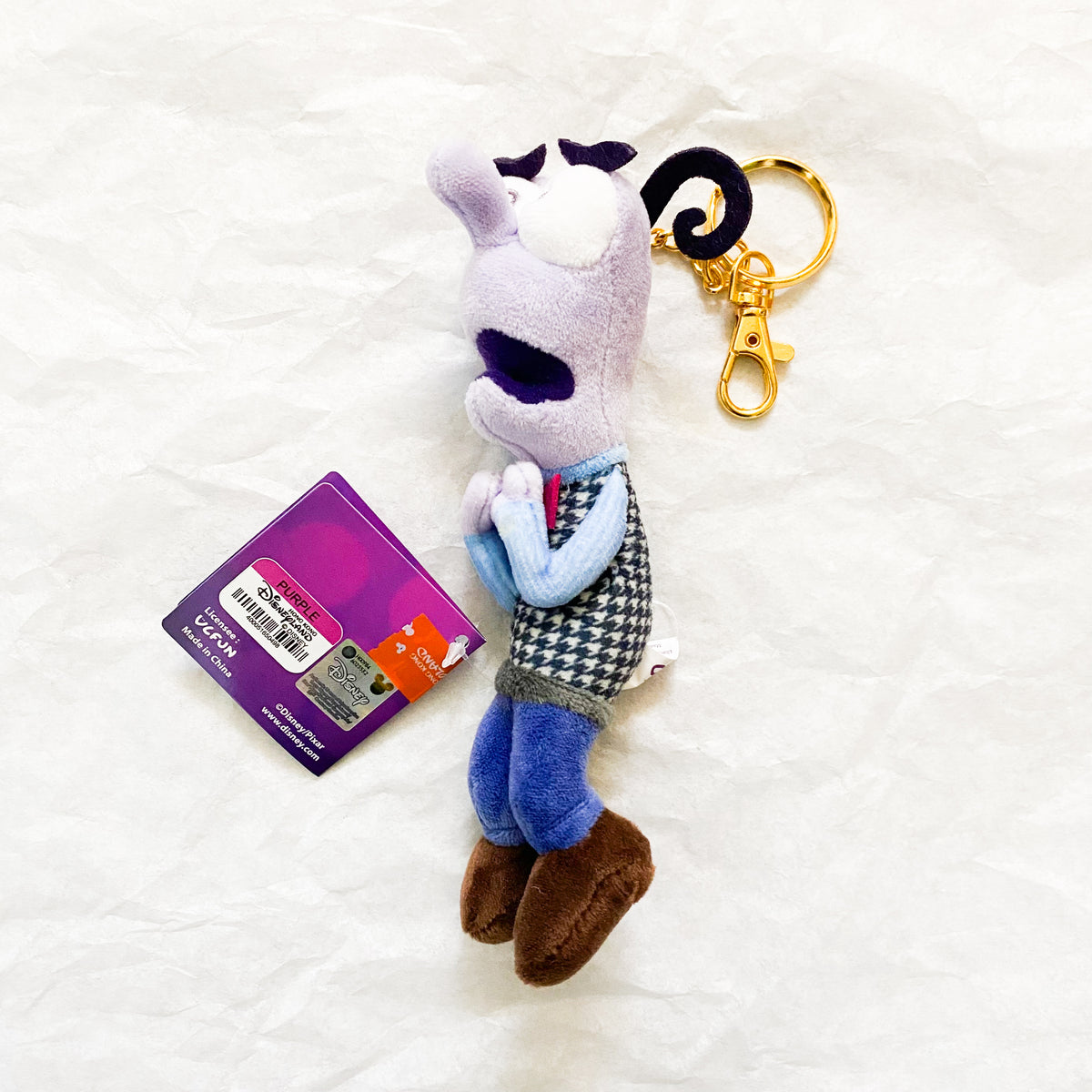 Inside Out 2 - Fear Plush Keychain – MadHouse Collectibles