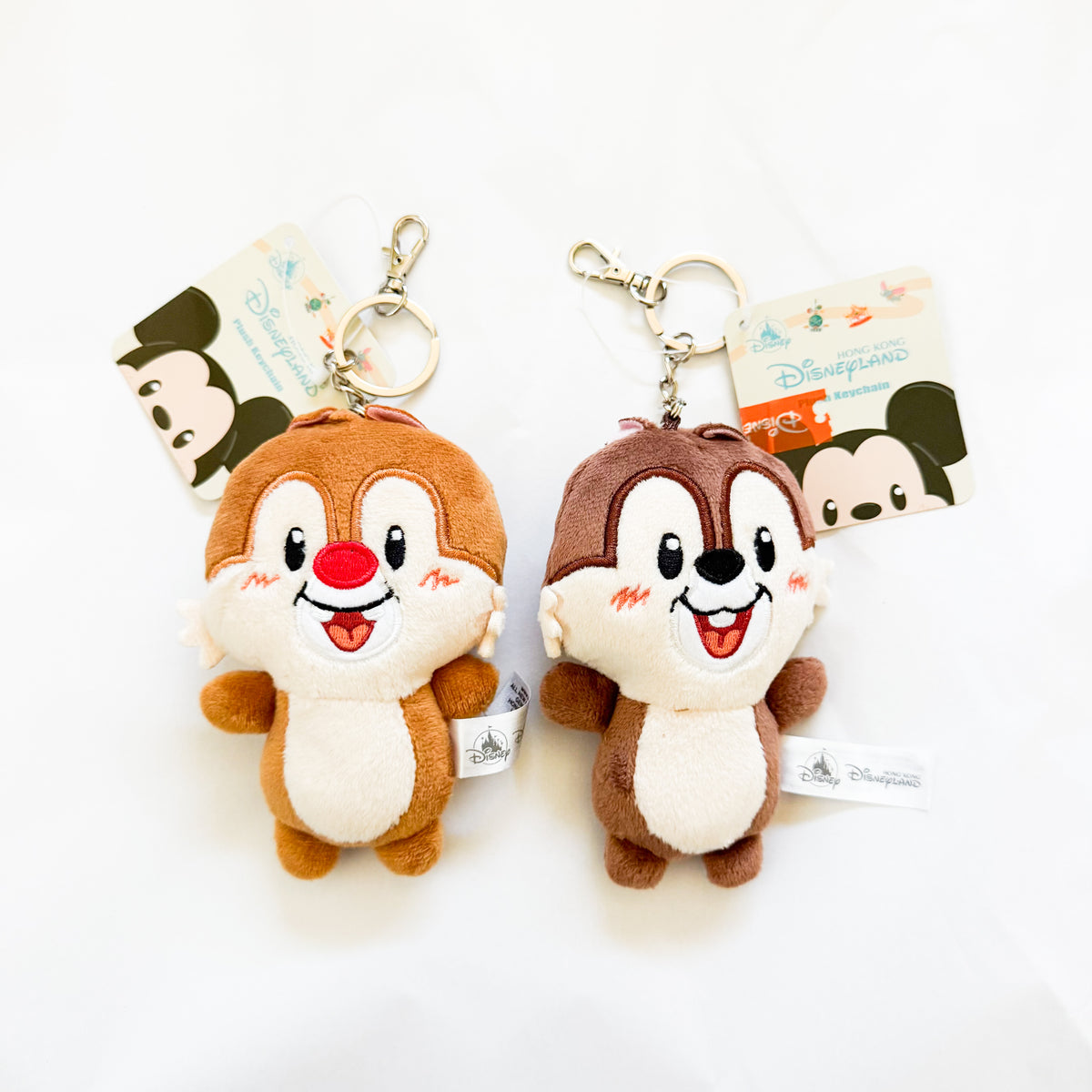 HKDL - Chibi Cutie - Chip and Dale Plush Keychain – MadHouse Collectibles
